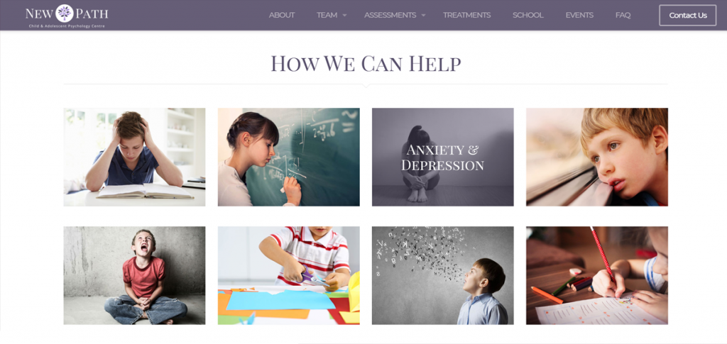 Case Study: First Page of Search Results for Psychology Centre